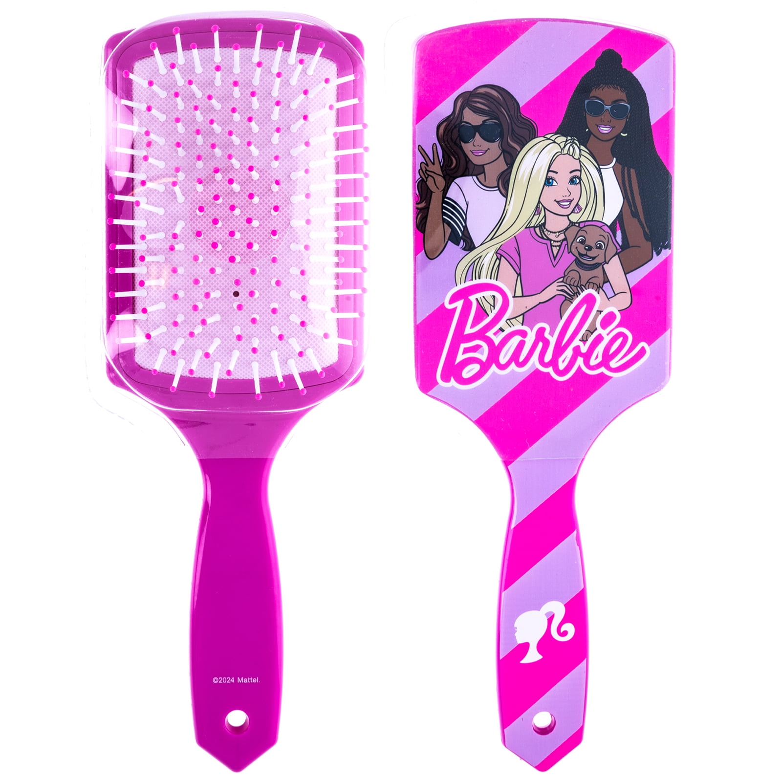 Mattel Barbie Hair Brush for Kids, Pink - Walmart.com