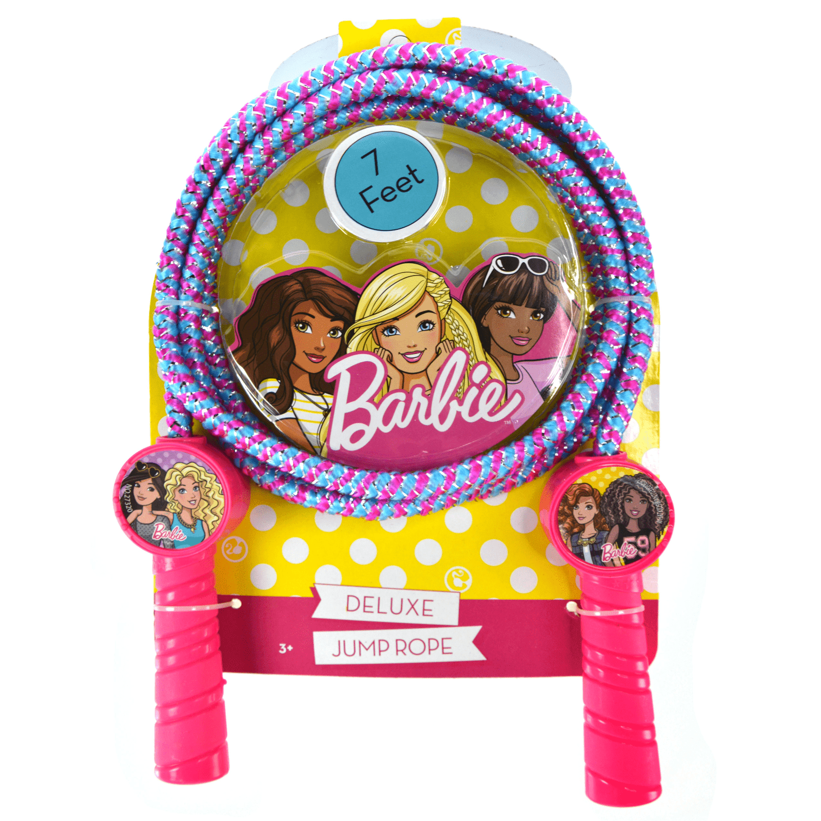 Mattel Barbie Officially Licensed 7ft Deluxe Jump Rope for Kids, Ages ...
