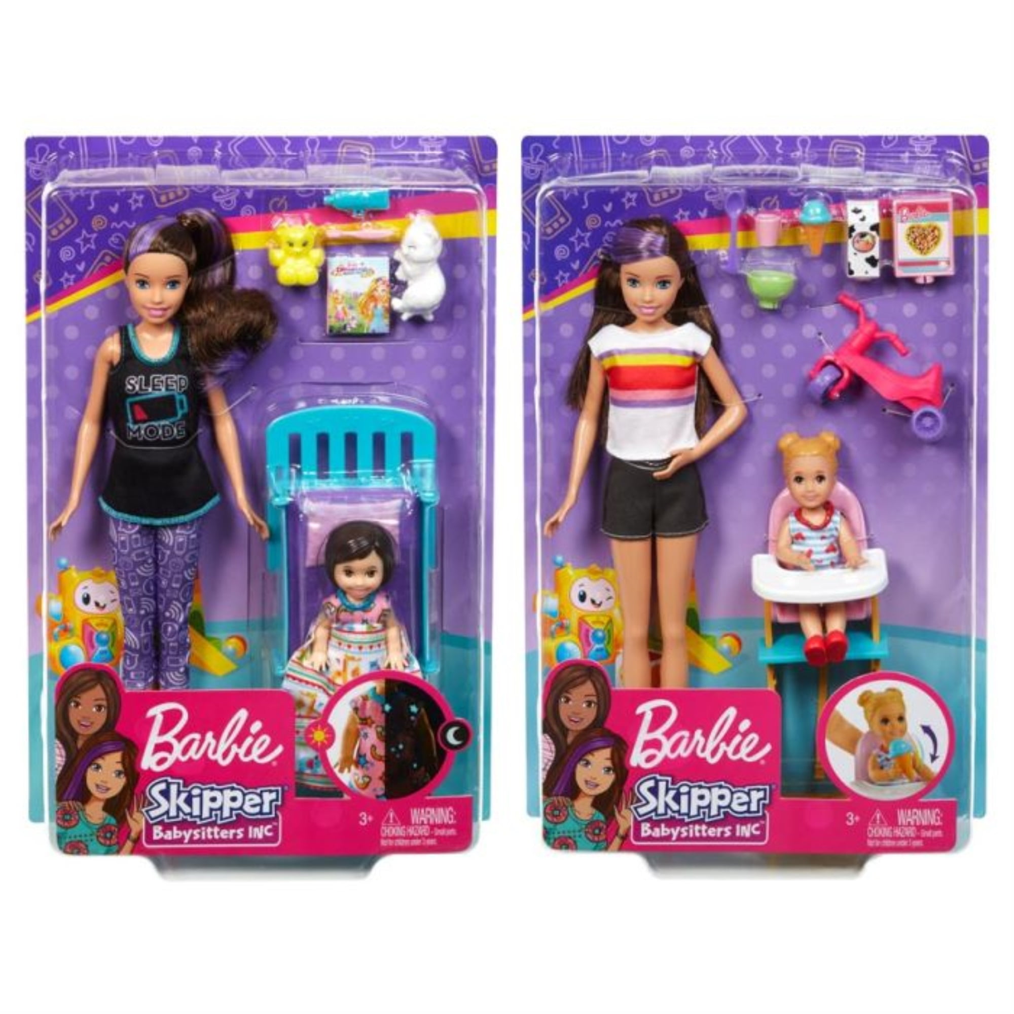Mattel MTTFHY97 Barbie Sisters Babysitter Playset - Walmart.com