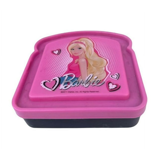 Mattel Barbie Snack Container Sandwich Box - Walmart.com