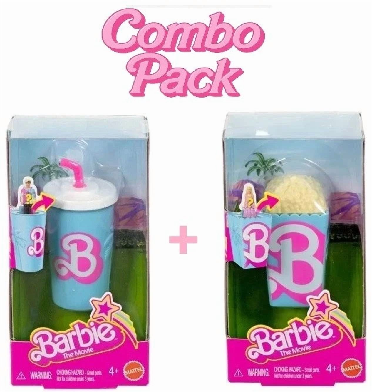 Mattel Barbie The Movie Mini BarbieLand Dolls Popcorn & Soda – Barbie ...