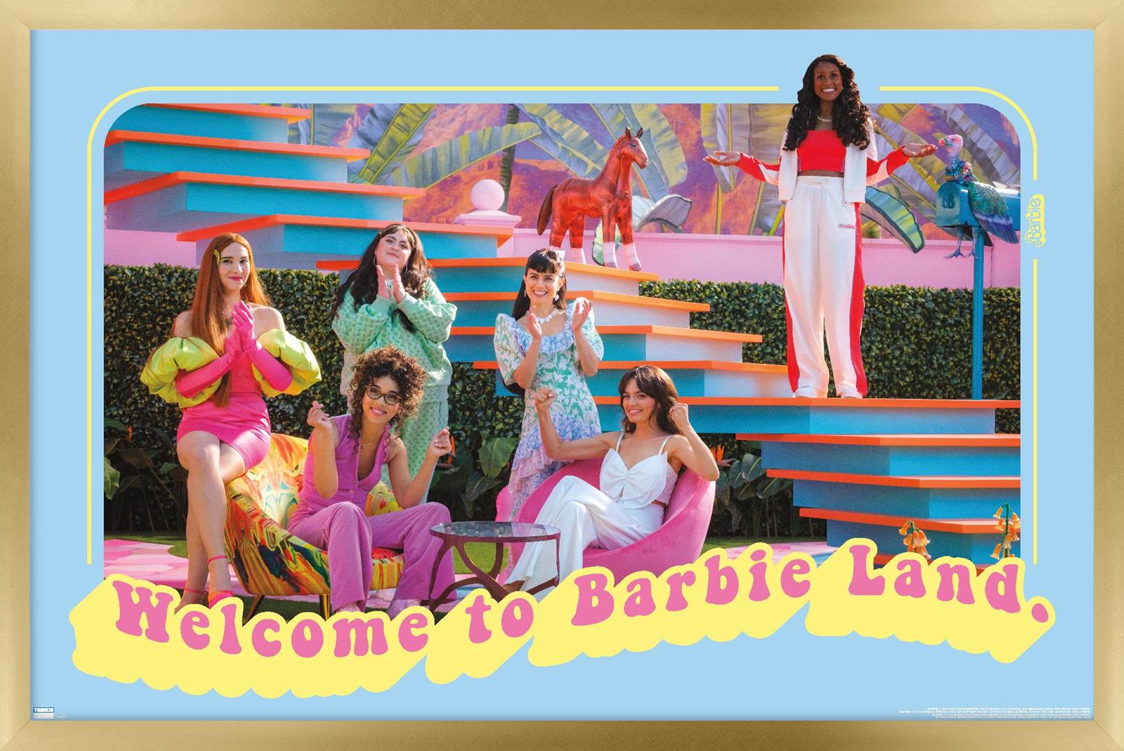 Mattel Barbie: The Movie - Welcome To Barbie Land Wall Poster, 14.725 ...
