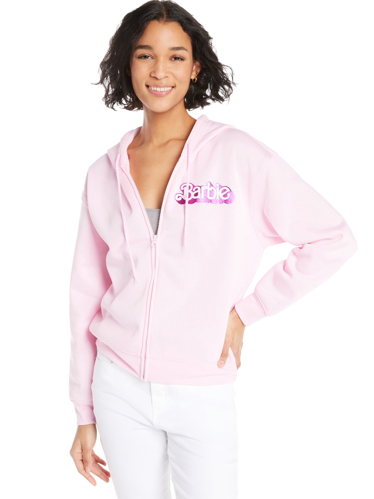Mattel Barbie Women's Juniors Hoodie with Long Sleeves Sleeves, Sizes ...