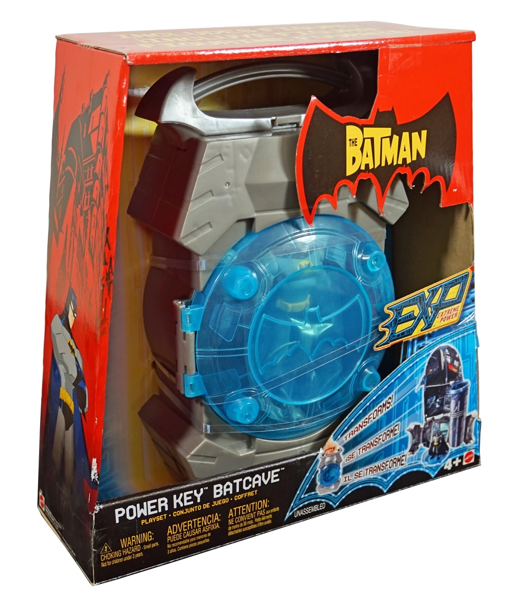 Mattel Batman Power Key Batcave Playset, EXP Power, It Transforms ...