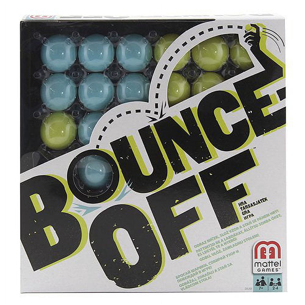 Mattel CBJ83 Bounce-Off - Bouncy Ball Board Game Head to Head Fun ...