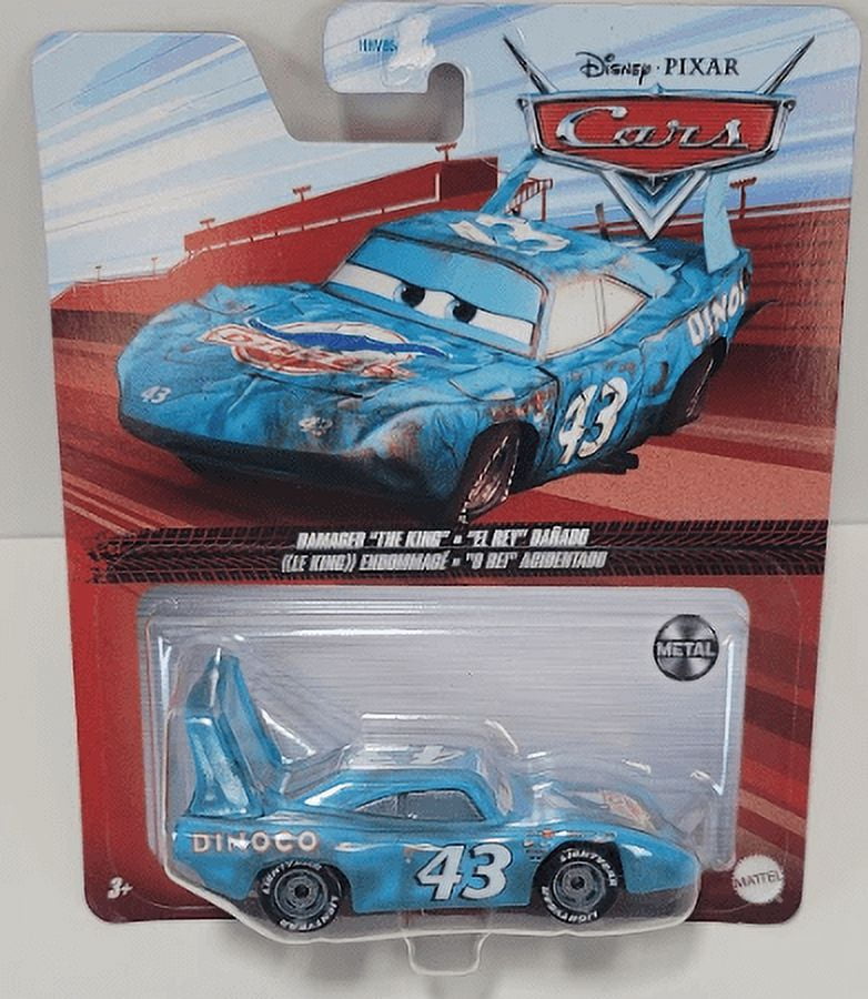 Mattel Cars Metal Race Damaged King 1:55 Diecast Vehicle - Walmart.com