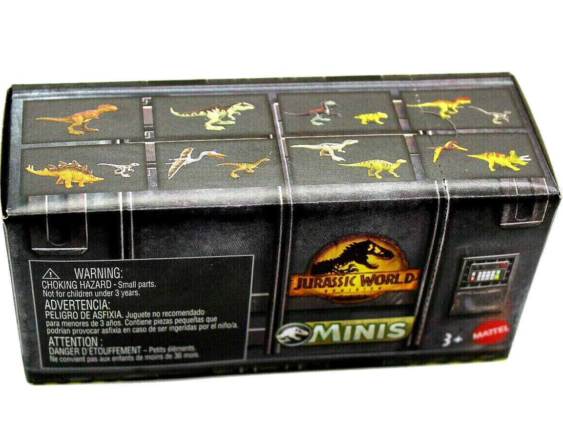 Jurassic World Dominion MINIS Mystery Pack (1 RANDOM XL/1 Large & 1 ...