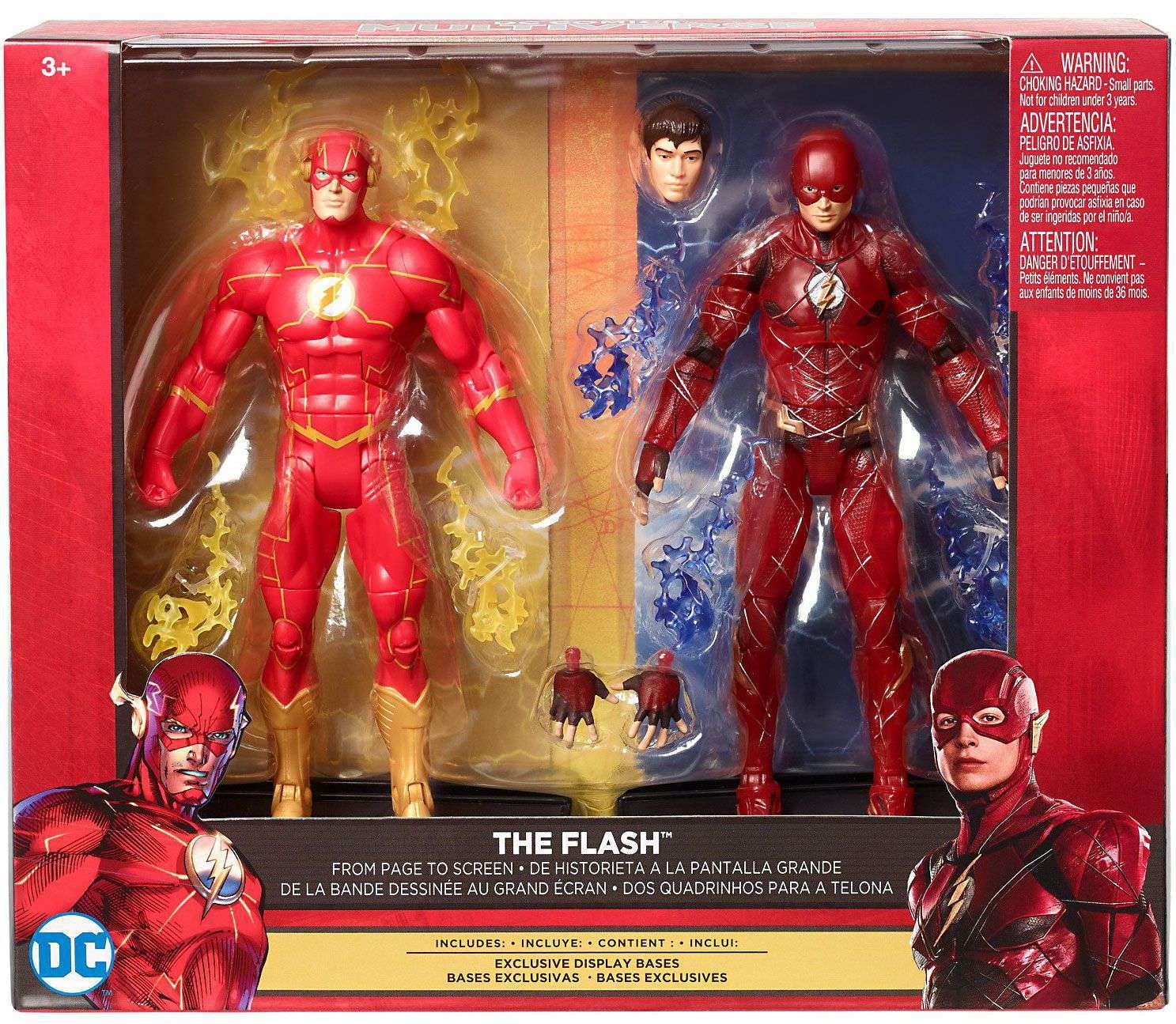 Mattel DC Comics Collectible Child The Flash Action Figures, Red Golden ...