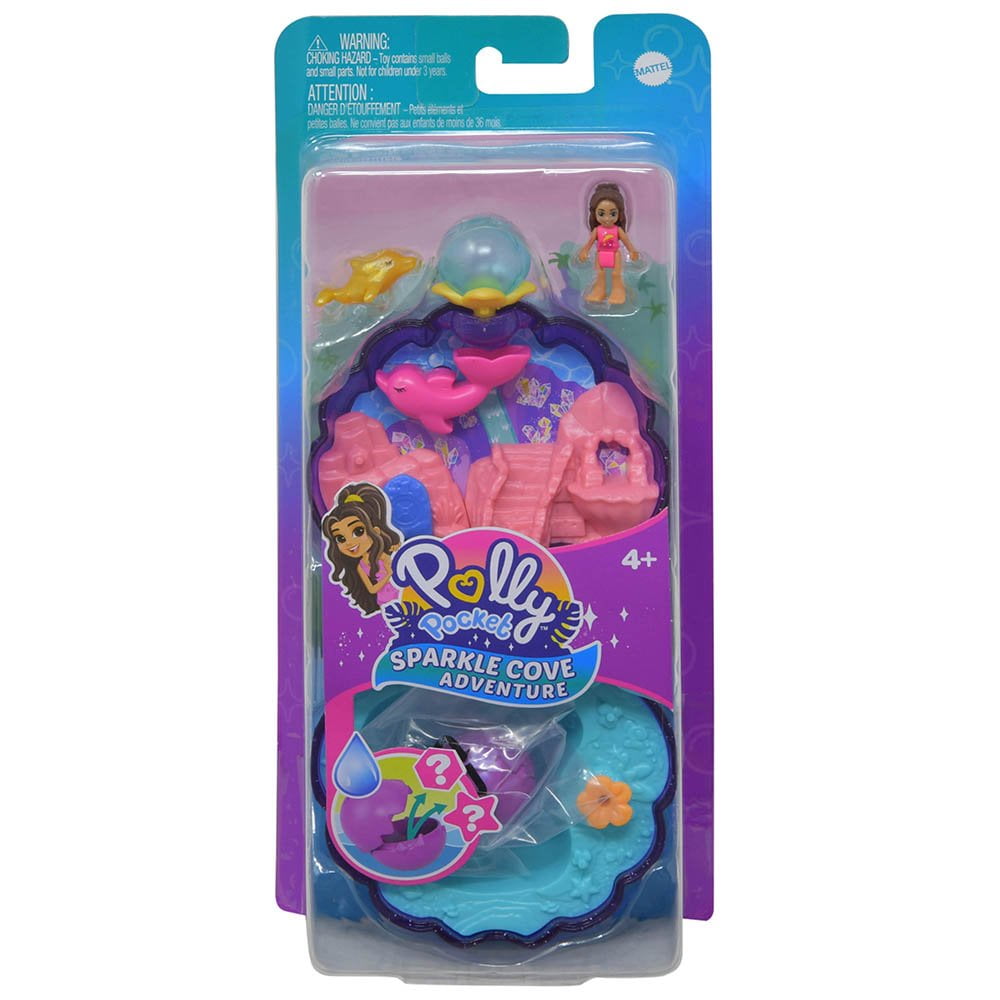 Mattel DDC Polly Pocket Sparkle Cove Adventure Compact - Walmart.com