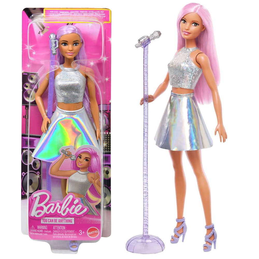 Mattel DP Barbie Core Career Doll, 4.5" x 2" x 12.7", 1 piece sticker ...