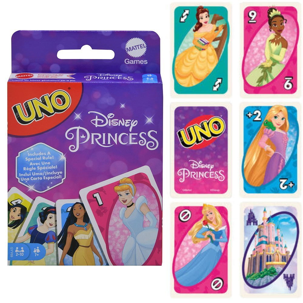 Mattel DP Disney Princess Uno - Walmart.com