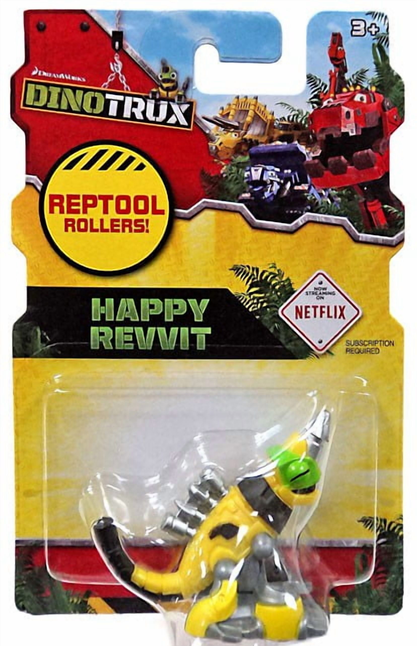 Mattel Dinotrux Reptool Happy Revvit Vehicle Walmart