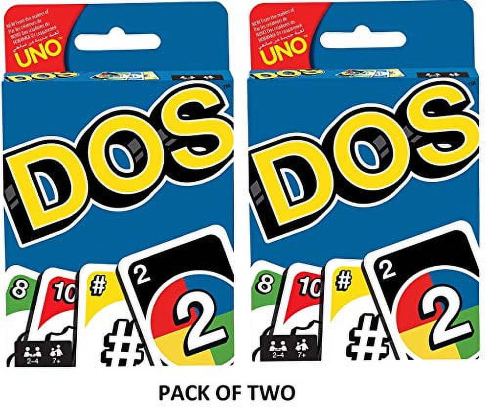 Mattel Dos Card Game Pack of Two - Walmart.com