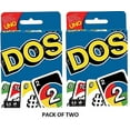 Mattel Dos Card Game Pack of Two - Walmart.com