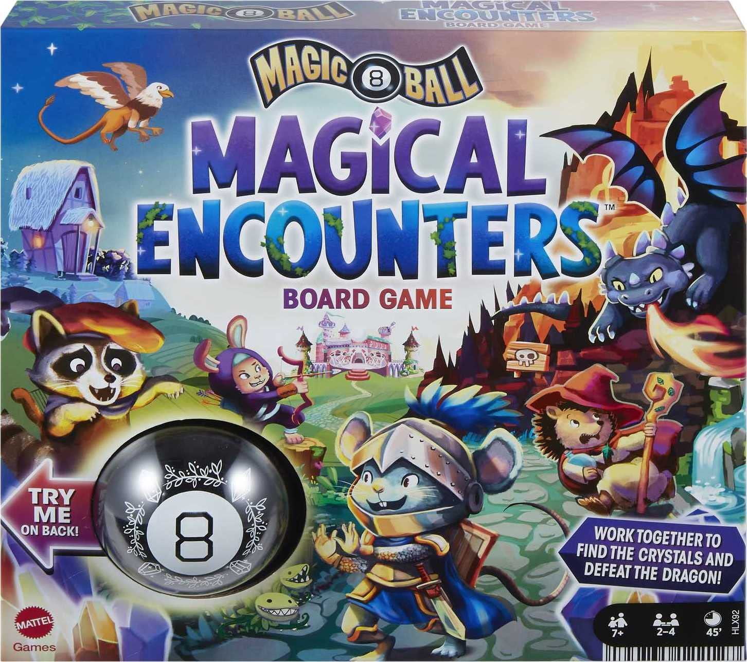 Mattel Games Magic 8 Ball Magical Encounters Board Game for Kids ...