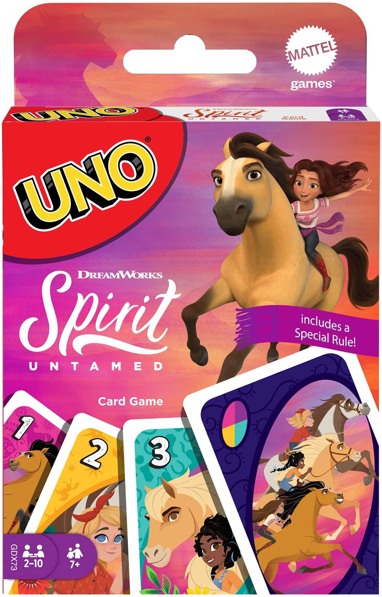Mattel Games UNO DreamWorks Spirit Untamed Matching Card Game Featuring ...