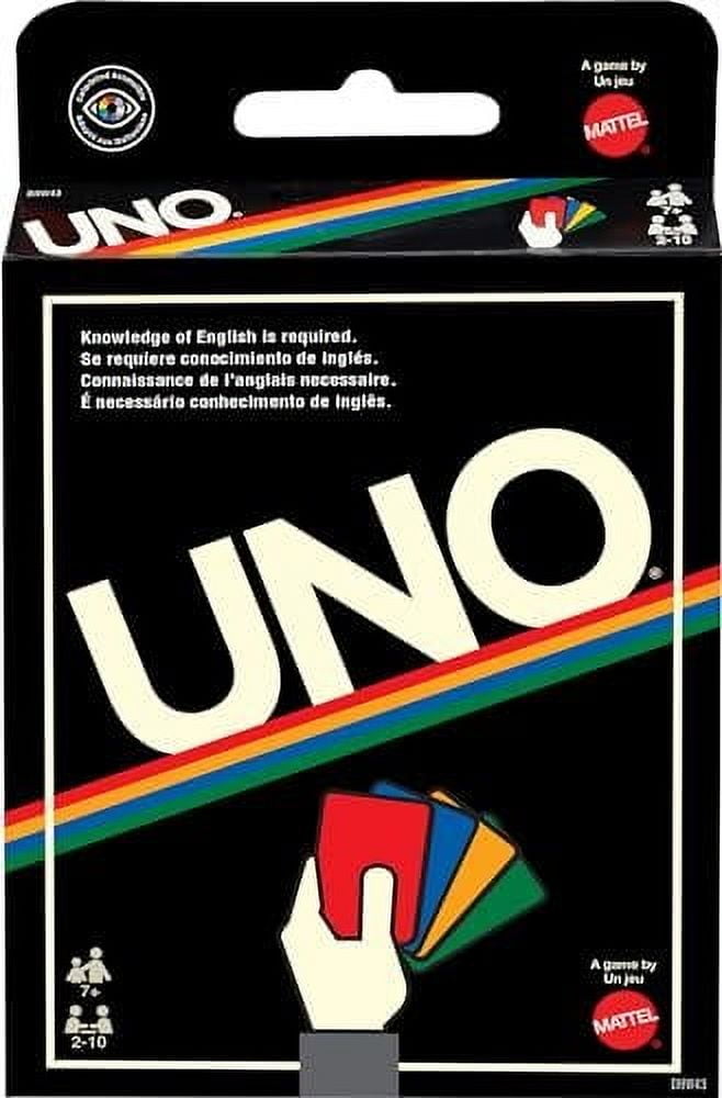 Mattel Games UNO: Retro - Card Game, Multicolor - Walmart.com