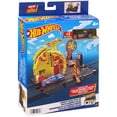 Mattel Hot Wheels City Speedy Pizza Pick-Up Track Set, Launcher, Twists ...