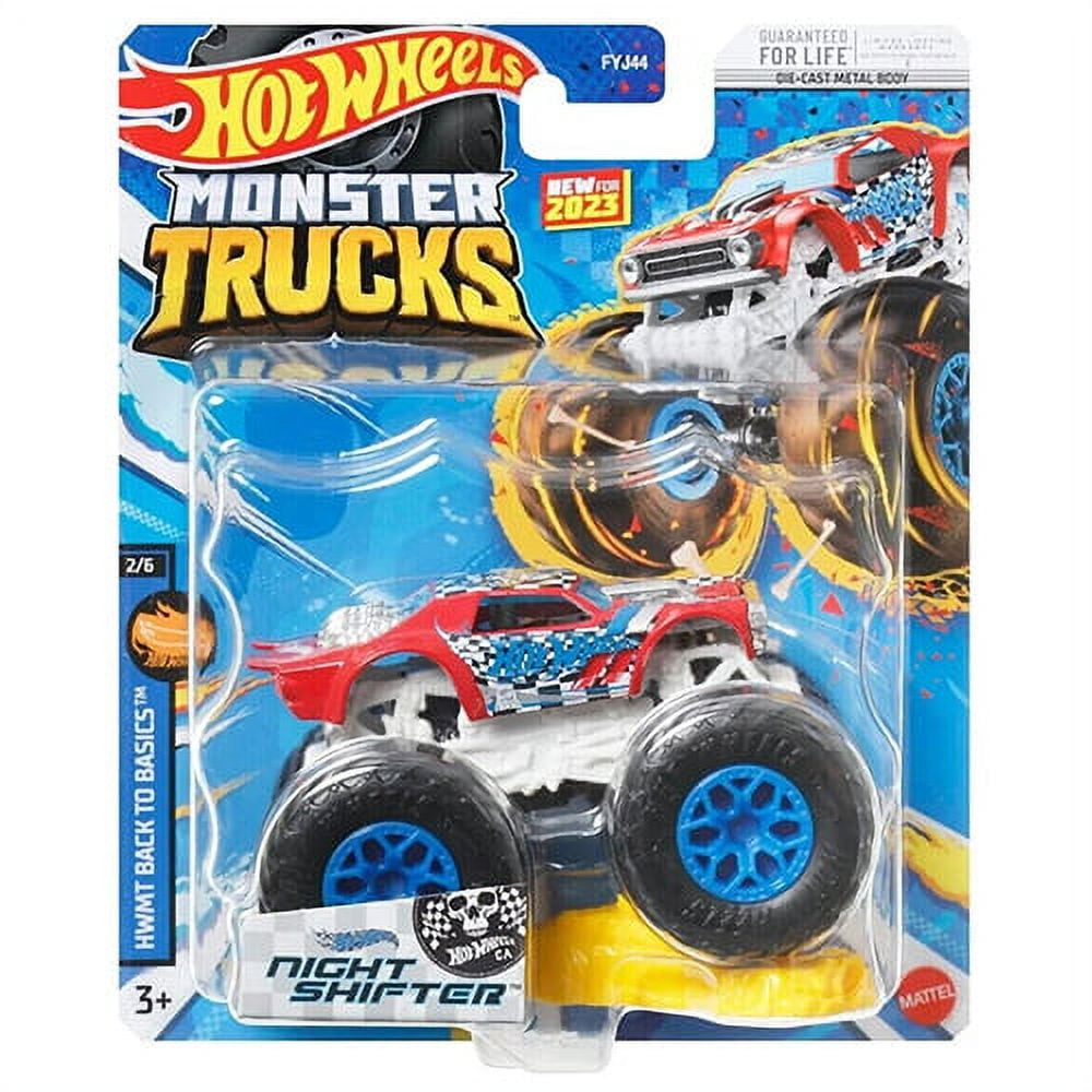 Mattel - Hot Wheels Monster Trucks - NIGHT SHIFTER (HWMT Back to Basics ...