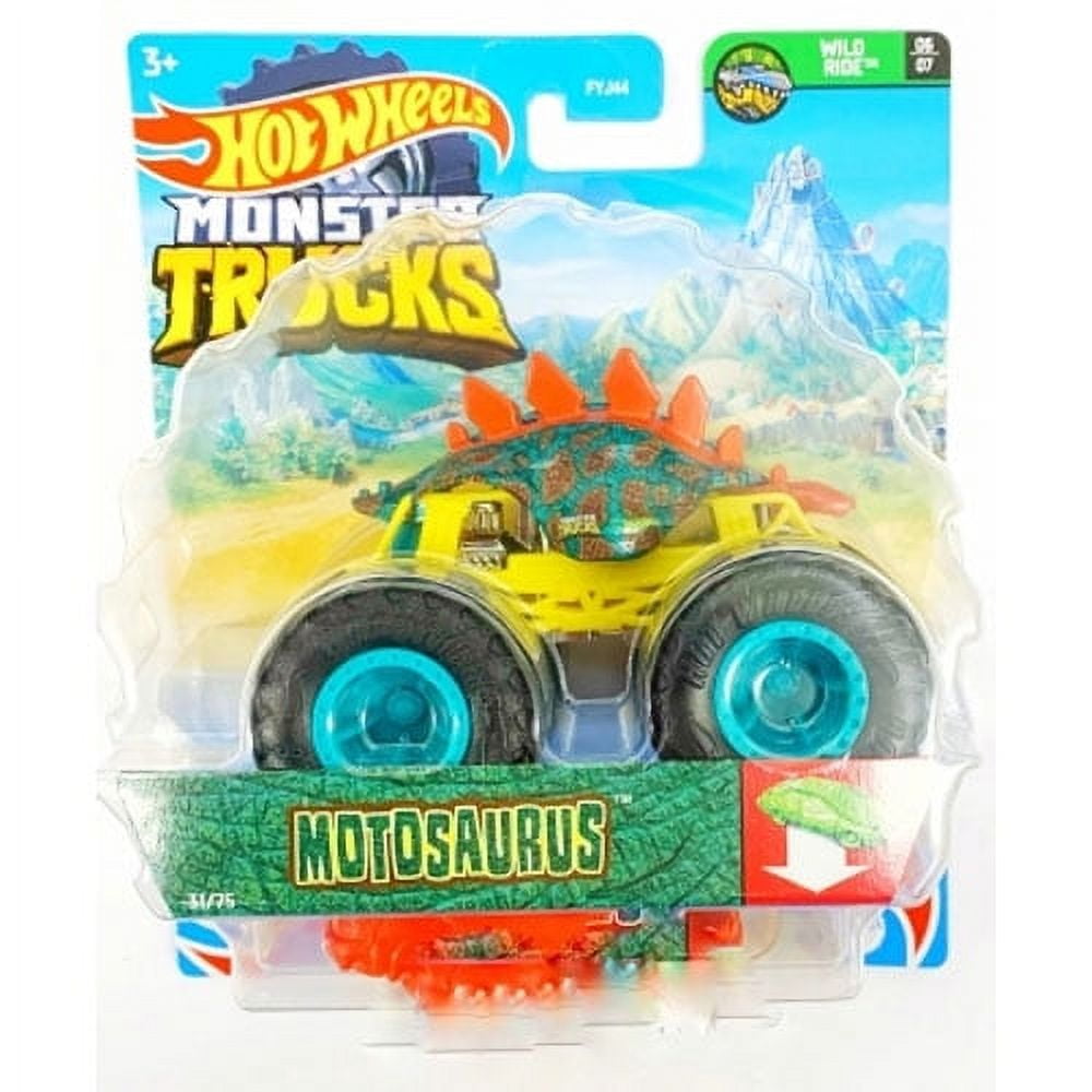 Mattel - Hot Wheels Monster Trucks - Wild Ride - MOTOSAURUS (31/75) GWK17 - Walmart.com