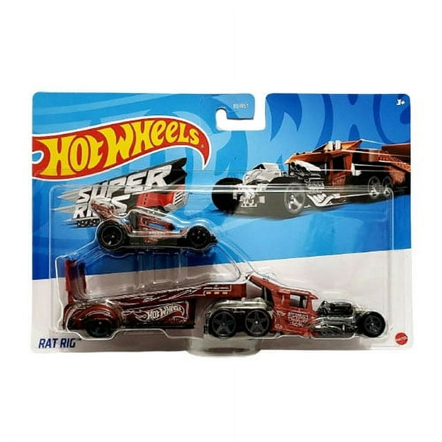 Mattel - Hot Wheels Super Rigs Die-Cast Vehicle - RAT RIG (HDT05 ...