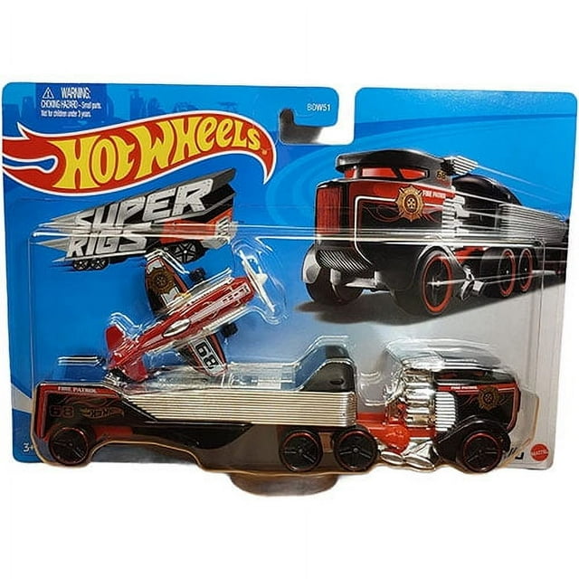 Hot Wheels Super Rigs: Sky Show Rig Die-Cast Vehicle by Mattel (CGC28 ...