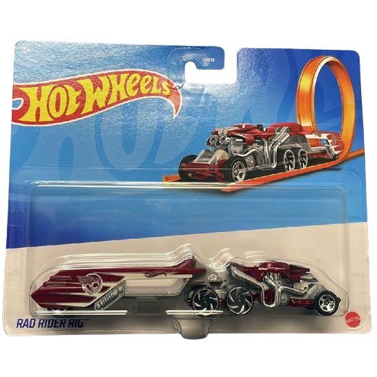 Mattel Hot Wheels Track Stars Diecast Vehicle Truck - RAD RIDER RIG ...
