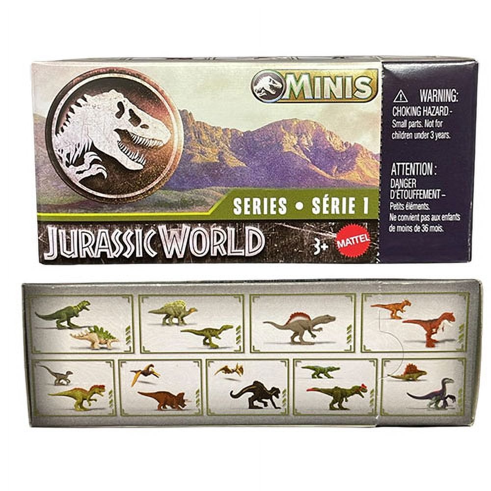 Mattel Jurassic World Mystery Mini Collectible Kids Action Figures, (9 ...