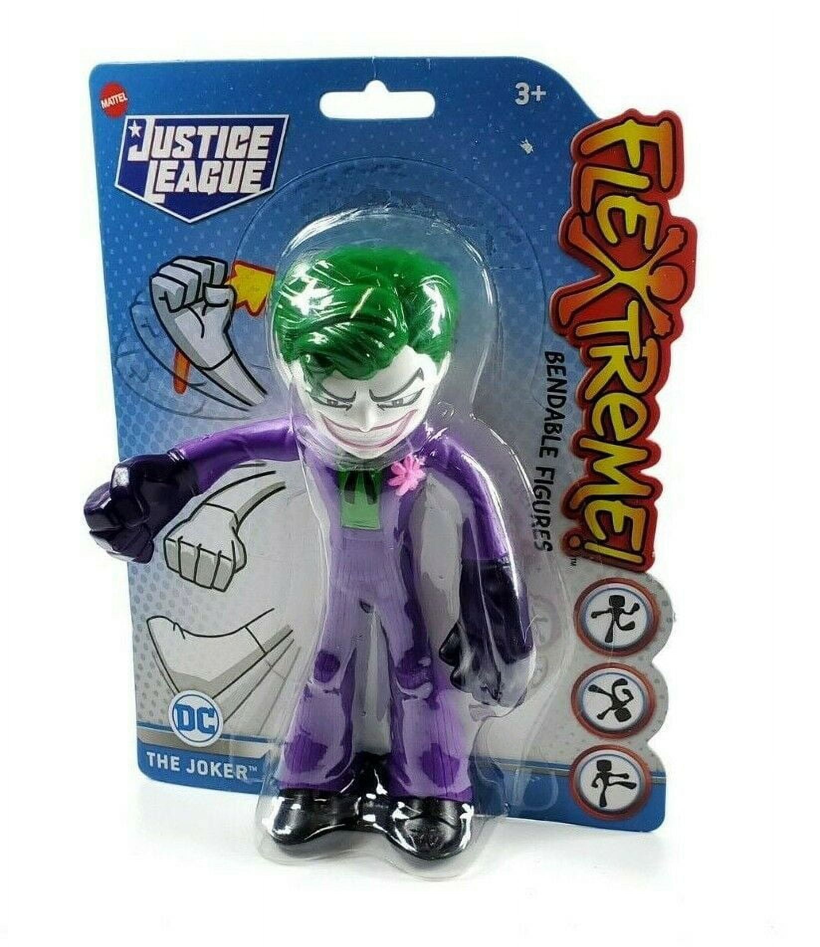 Mattel DC Toys Collectibles - Justice League Joker Flextreme Bendable ...