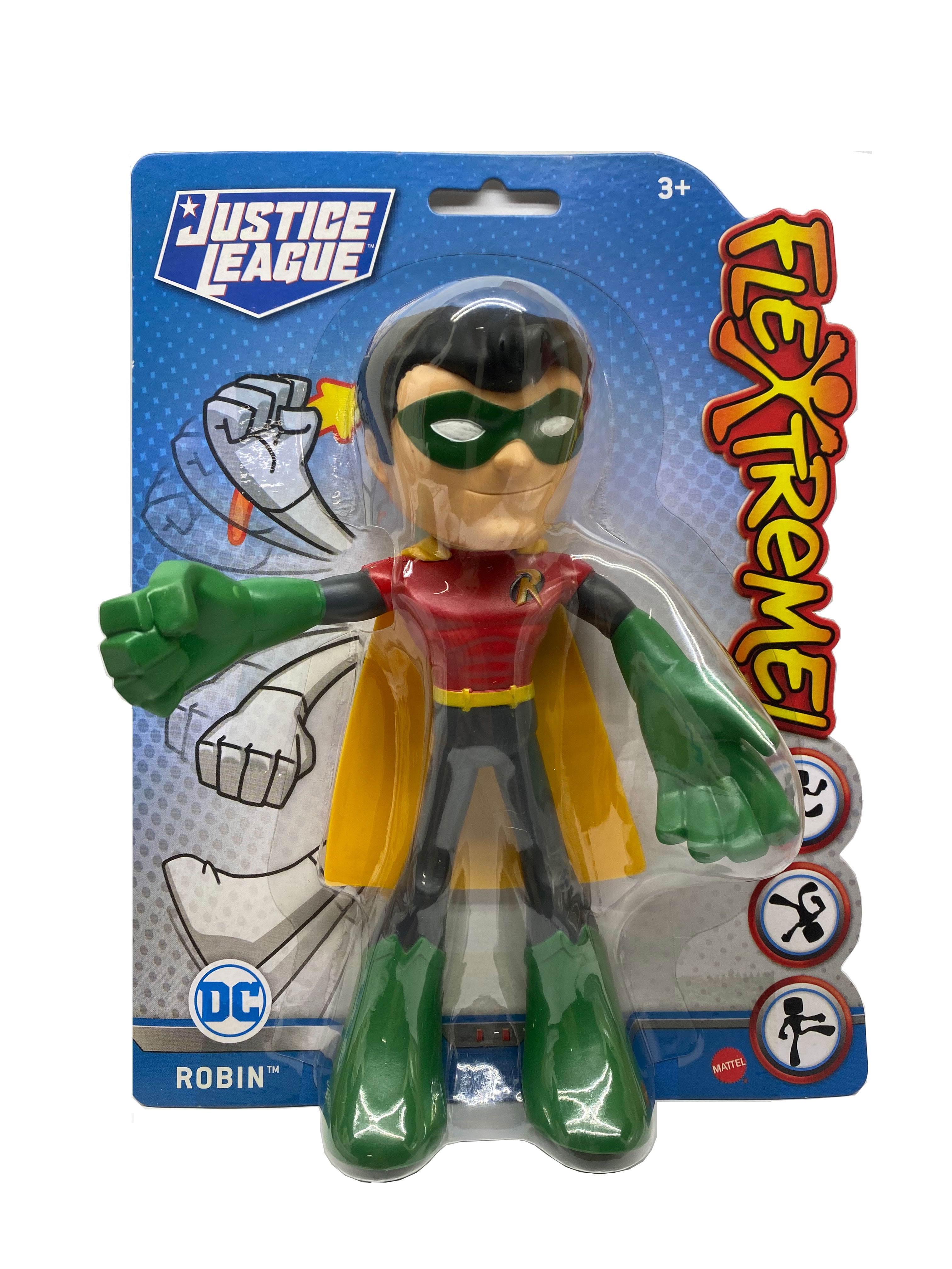 Mattel Justice League Robin 7" Flextreme Bendable Action Figure ...