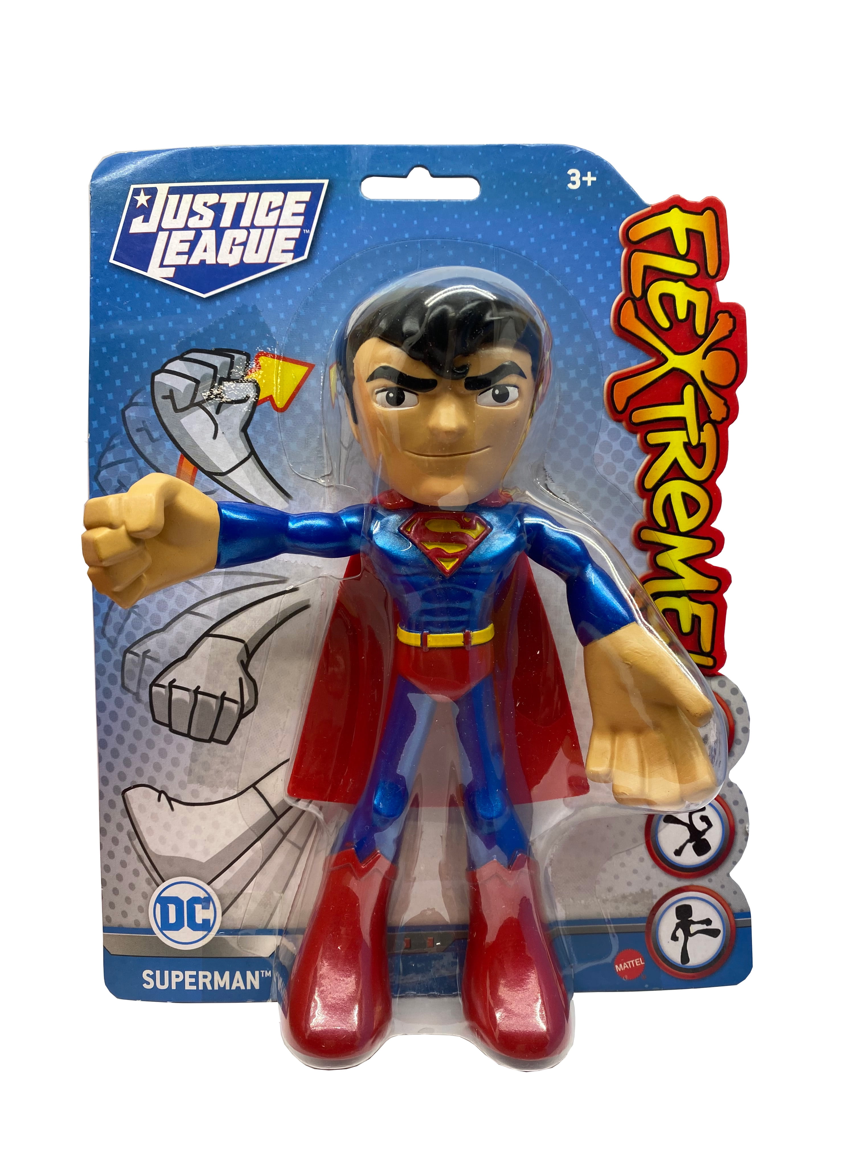 Mattel Justice League Superman 7" Flextreme Bendable Action Figure ...