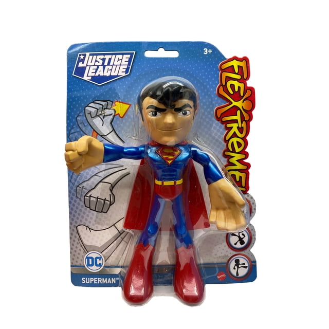 Mattel Justice League Superman 7" Flextreme Bendable Action Figure ...