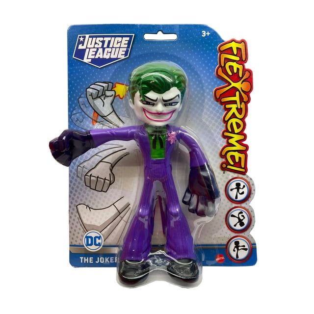 Mattel Justice League The Joker 7" Flextreme Bendable Action Figure ...