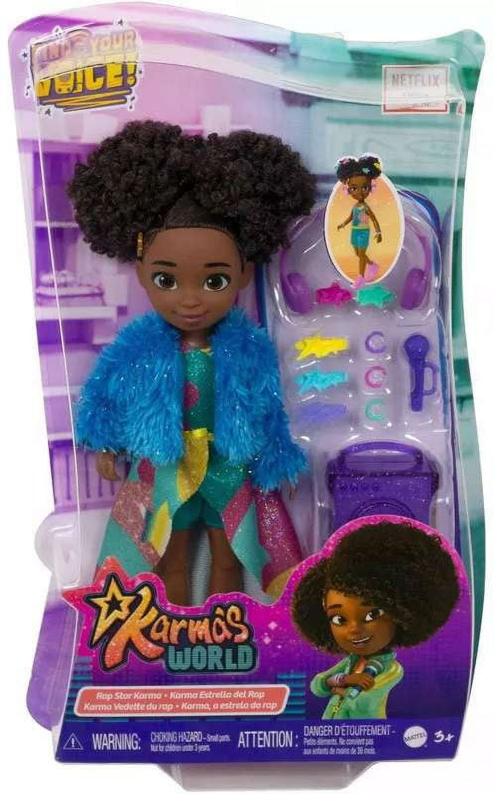 Mattel Karma's World Rap Star Karma Doll 87-in with Sound Speaker ...