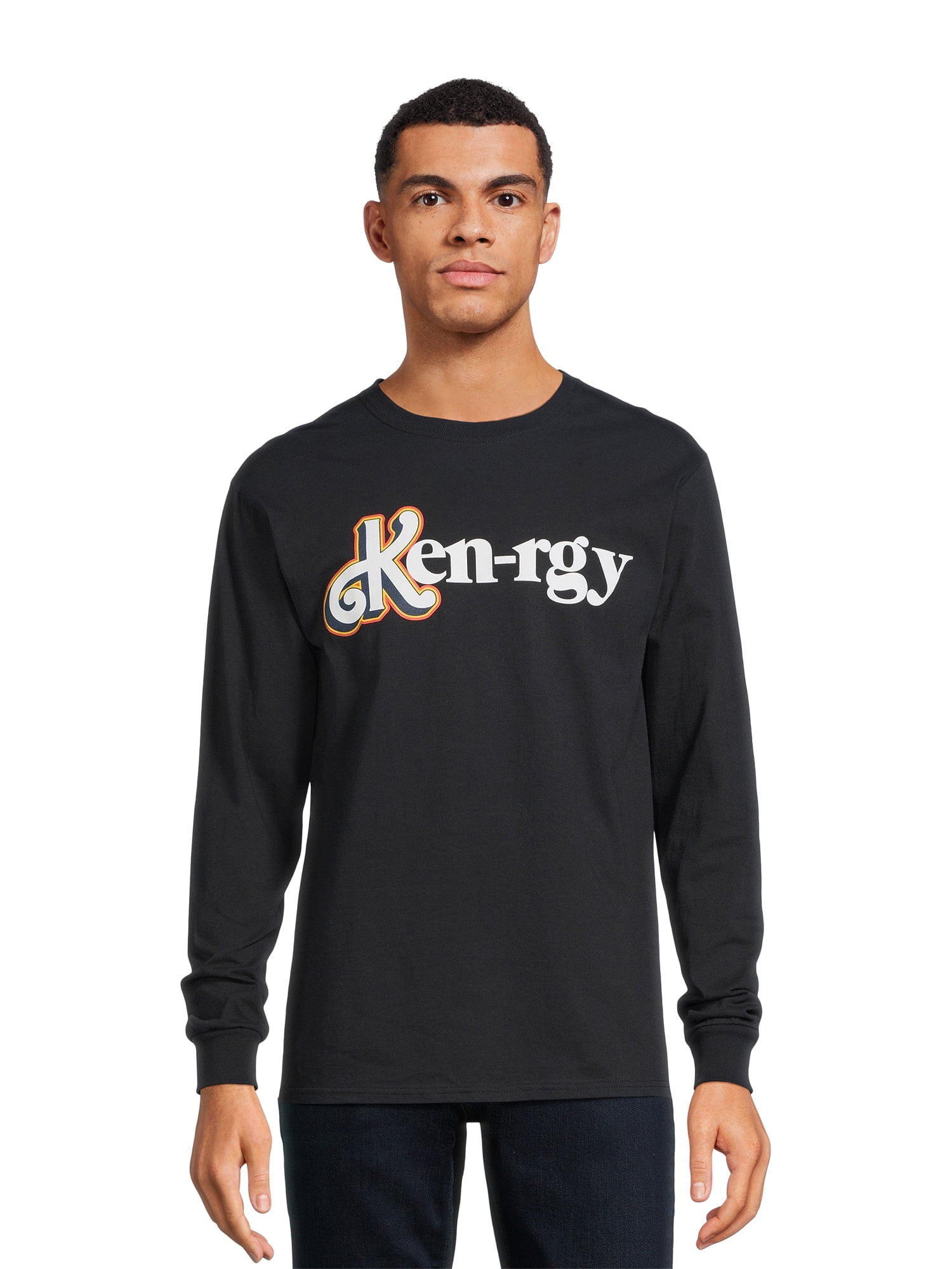 Ken Kenergy Mattel Barbie Men's and Big Men's Long Sleeve Graphic Tee ...