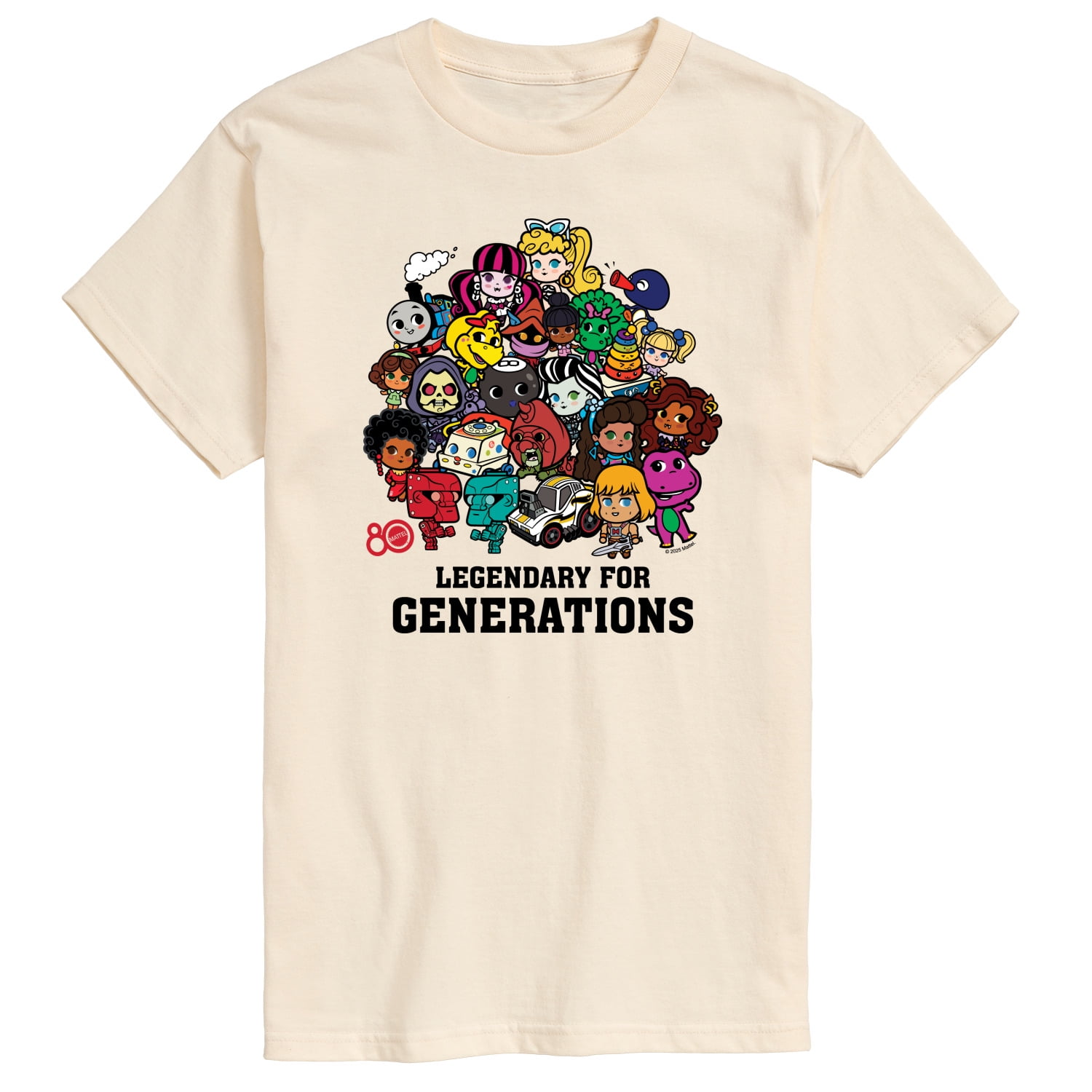 Mattel - Legendary For Generations - Men's Short Sleeve Graphic T-Shirt ...