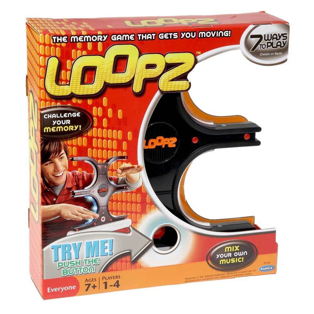 Mattel Loopz Interactive Music Memory Game for 1-4 Players, Ages 7 and ...