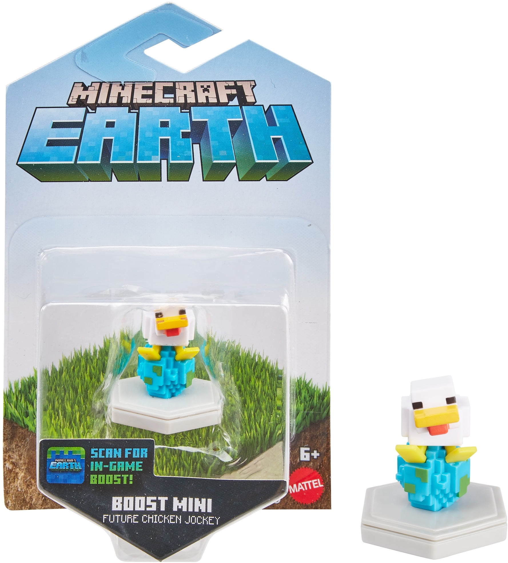 Mattel Minecraft Earth Boost Future Chicken 2 Collectible Toy Figurine ...