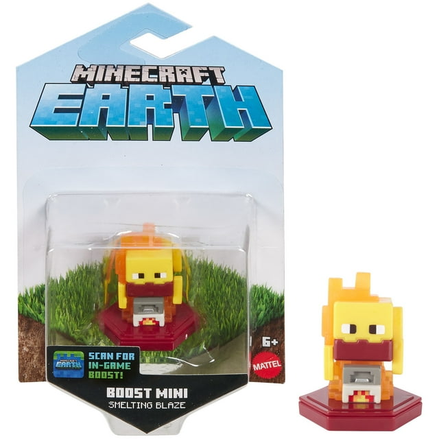 Mattel MINECRAFT EARTH BOOST SMELTING BLAZE Figure - Walmart.com