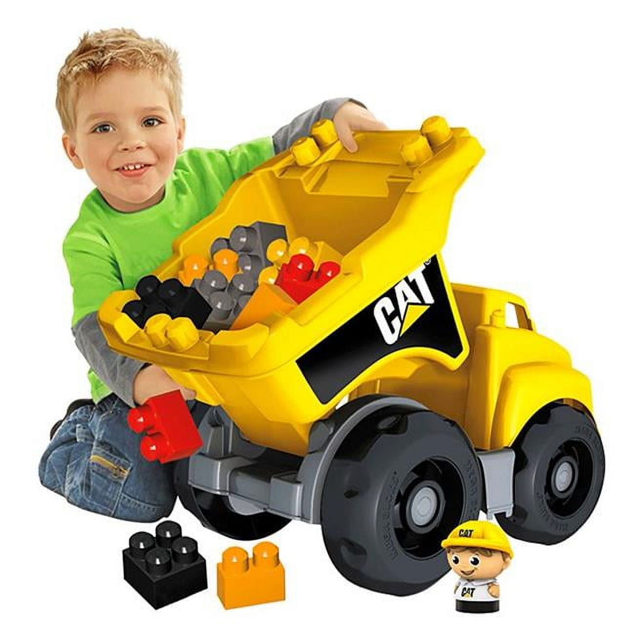 Mattel Mega Blocks CAT Large Dump Truck - Set of 2 - Walmart.com