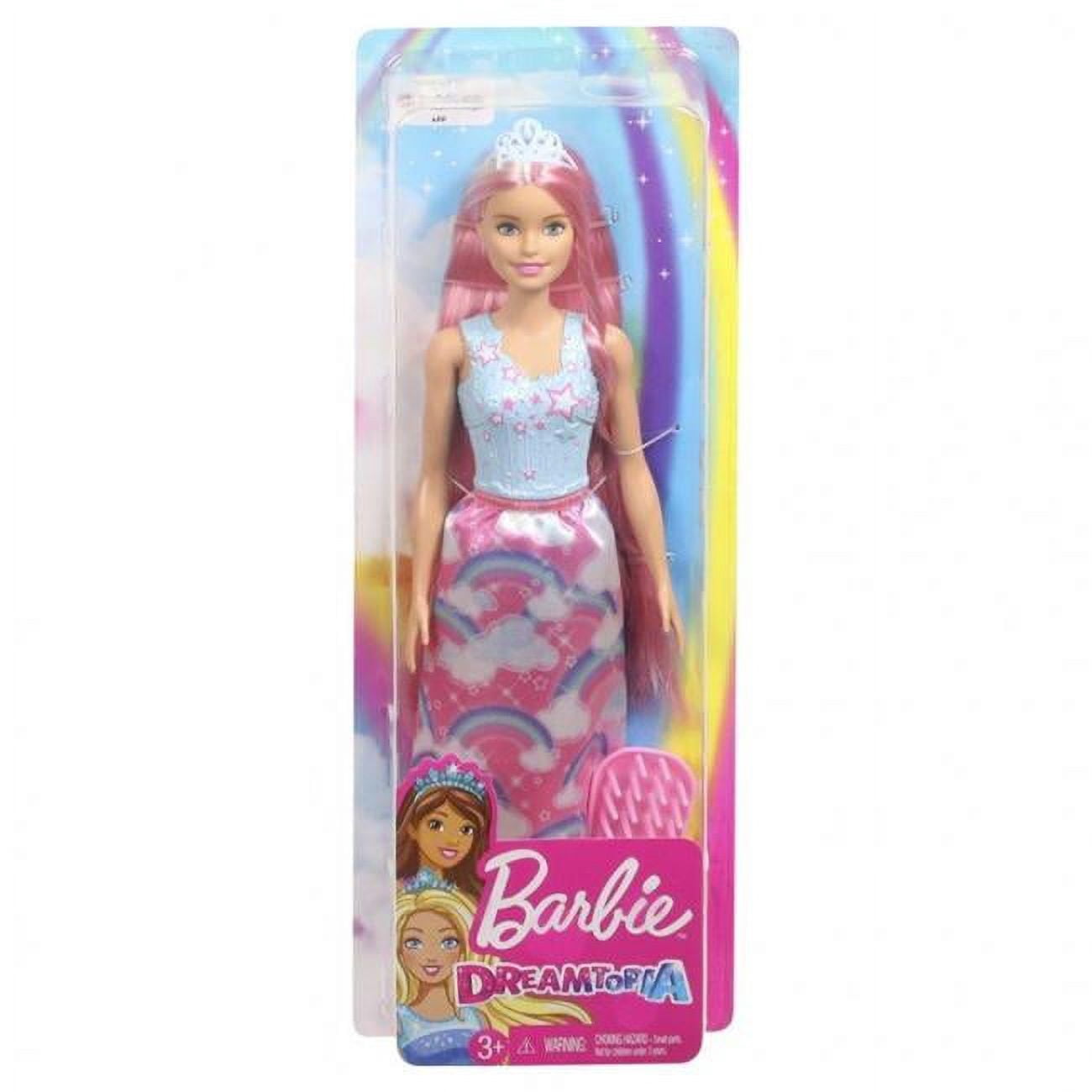 Mattel MTTFXR94 Barbie-Dreamtopia Pink Hair-1 Toys - 3 Piece - Walmart.com