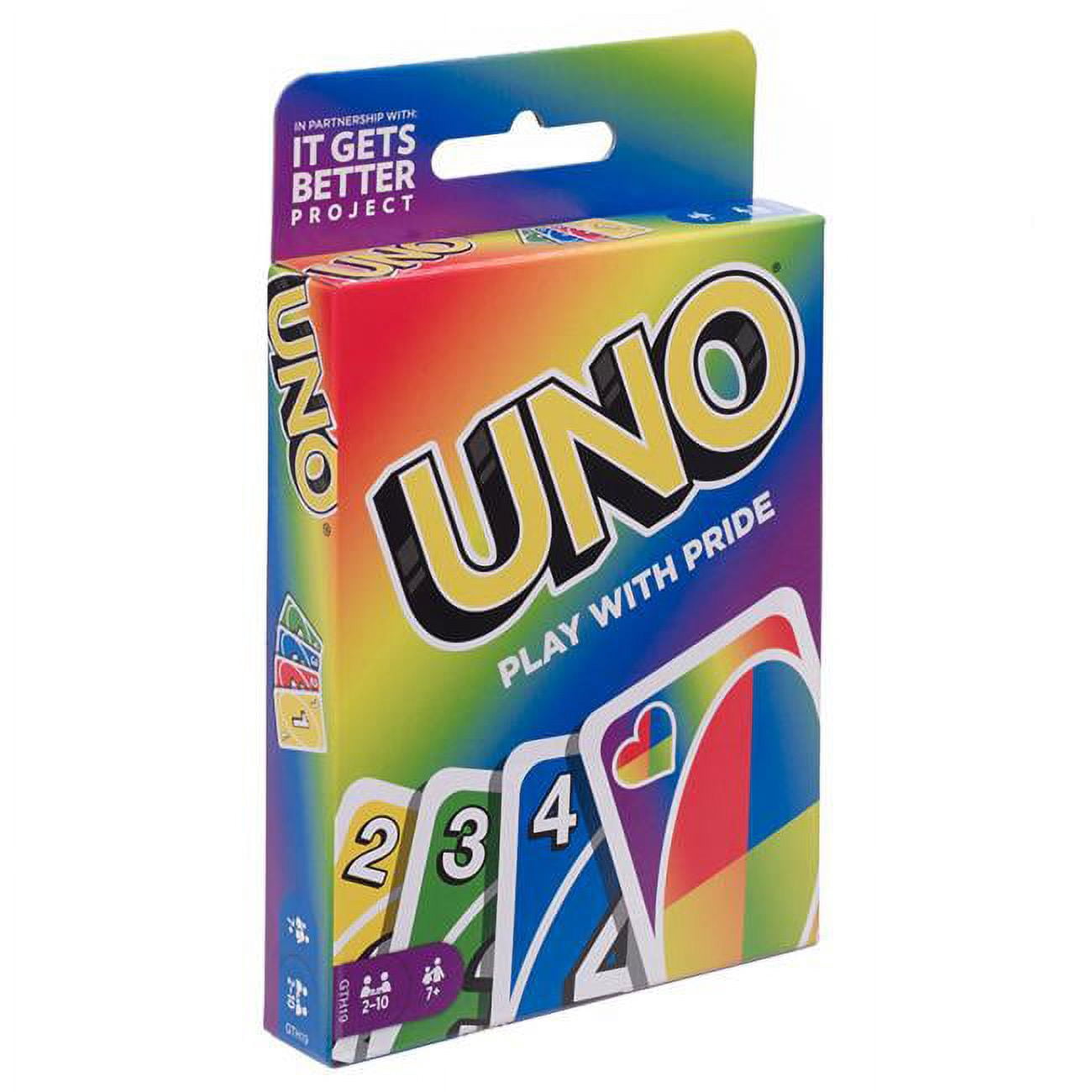 Mattel MTTGTH19 UNO Pride Card Game - Walmart.com