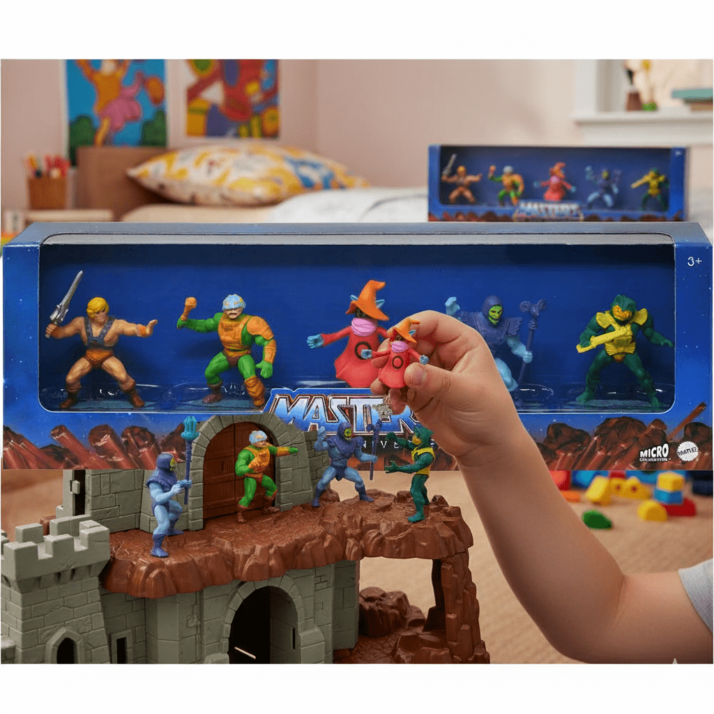 Mattel Masters of the Universe Micro Collection 5-Pack Collectible ...