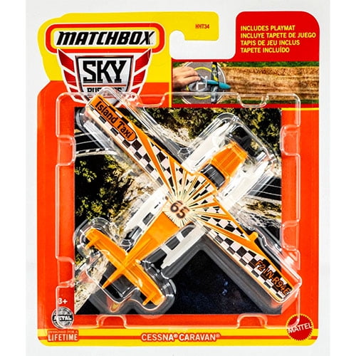 Mattel Matchbox Skybusters Toy Metal Vehicle - CESSNA CARAVAN (Island ...