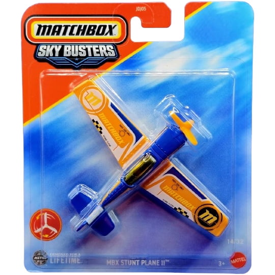 Mattel Matchbox Skybusters Toy Metal Vehicle - MBX STUNT PLANE II ...