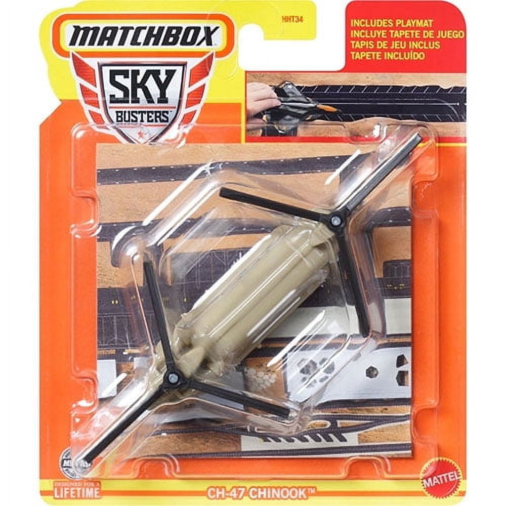 Mattel - Matchbox Skybusters Toy Metal Vehicles - CH-47 CHINOOK ...