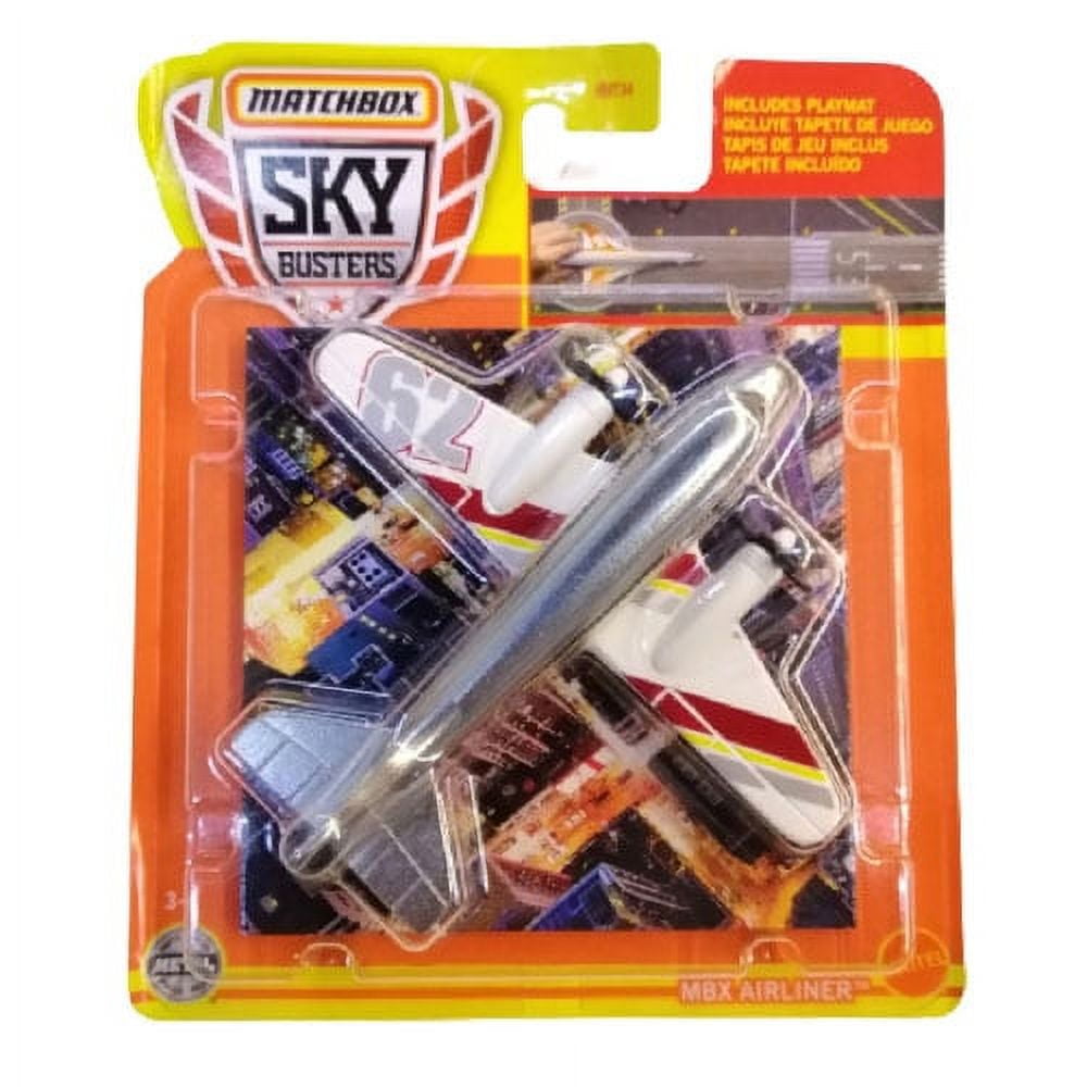 Mattel - Matchbox Skybusters Toy Metal Vehicles - MBX AIRLINER ...