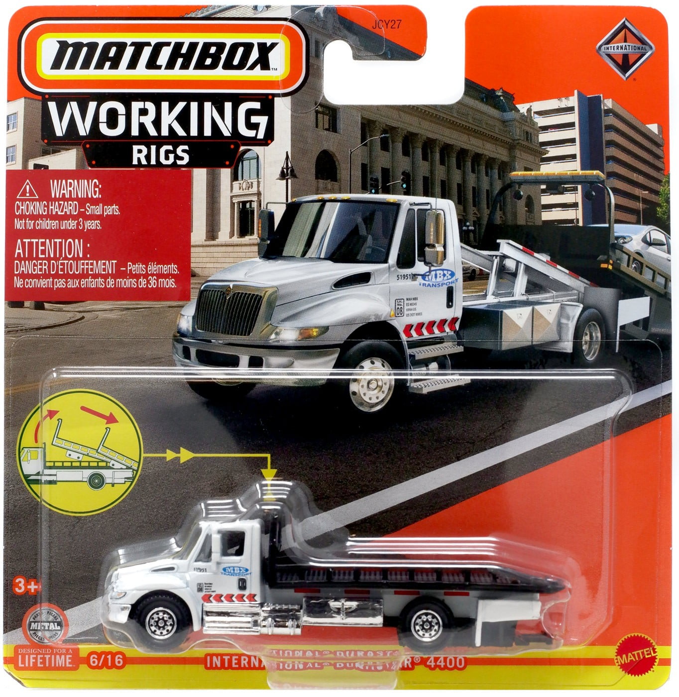 Mattel Matchbox Working Rigs Kids Diecast Vehicle, Durastar 4400 ...