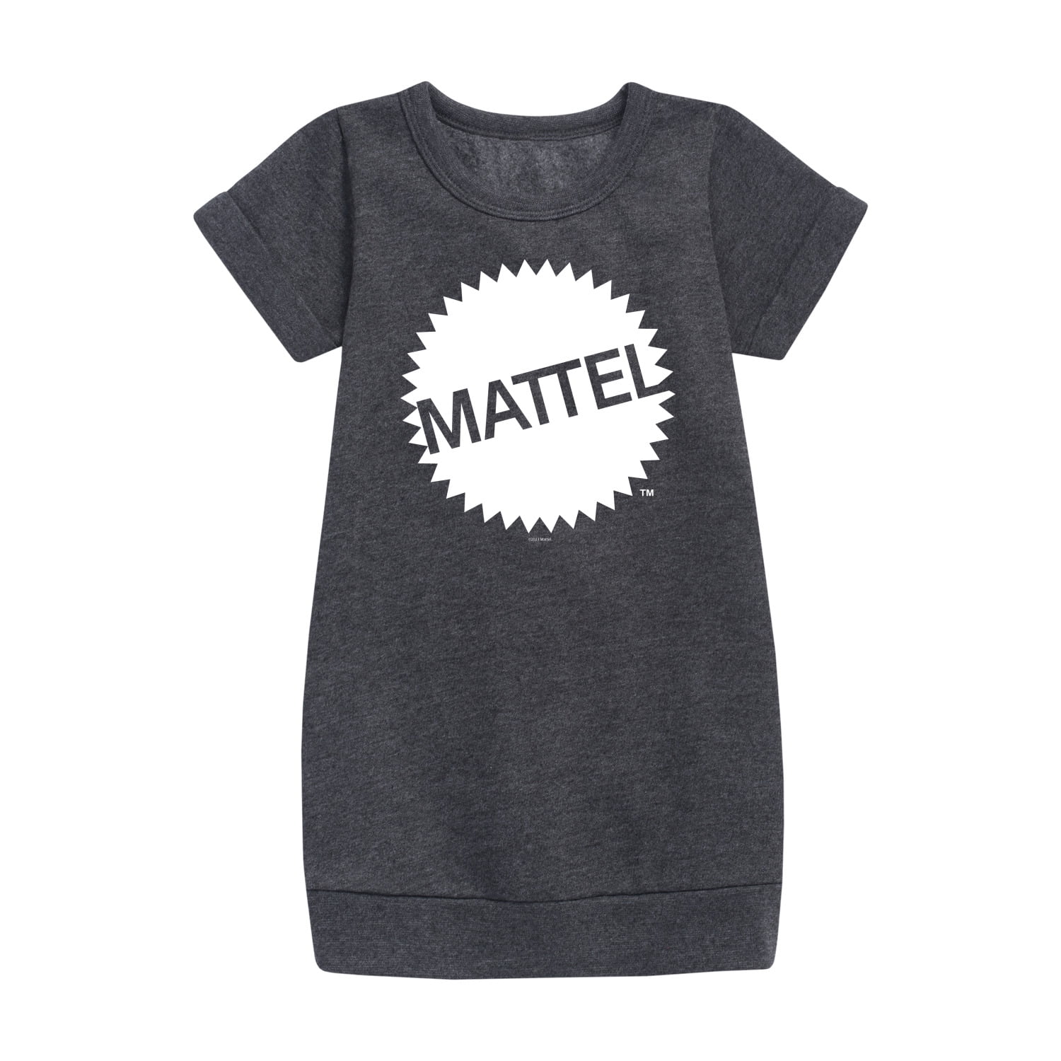 Mattel - Mattel Original Logo - Toddler & Youth Girls Fleece Dress ...