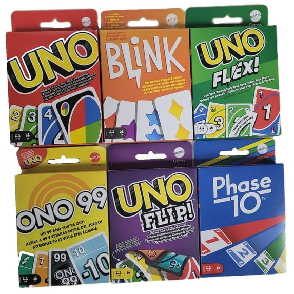 Mattel Mega Pack Card Games Assorted 6 Count - Walmart.com